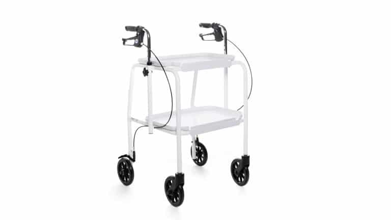 Trolley Walker With Handbrakes - Adjustable Height - Independent Living ...